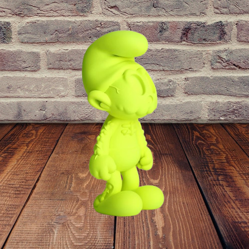 Cote escriva - Creepy Lucky Smurf (Neon Yellow) – Toyol Toys