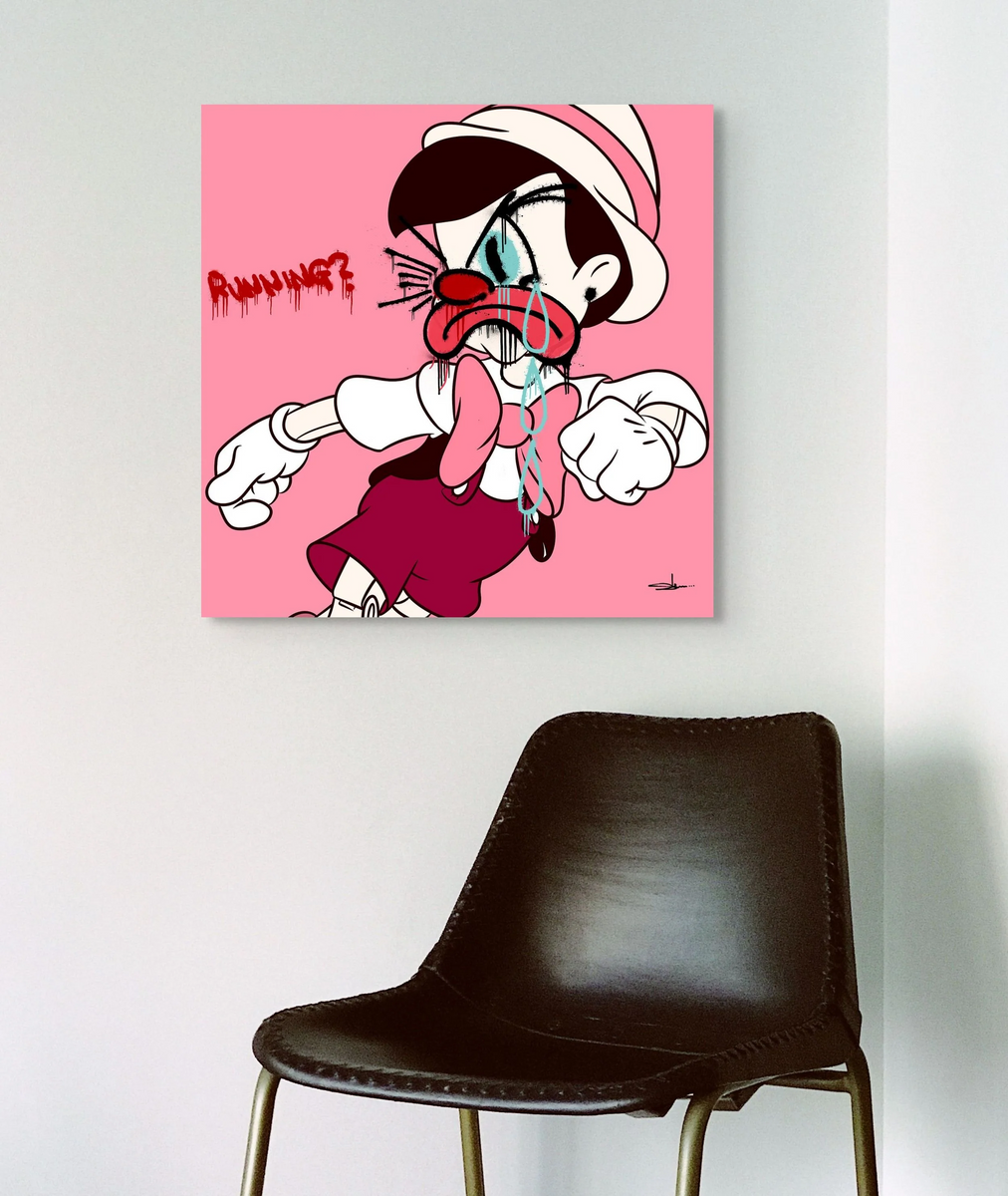 Slawn - Running Lies (Pinnochio, Small, Pink, Opake) – Toyol Toys