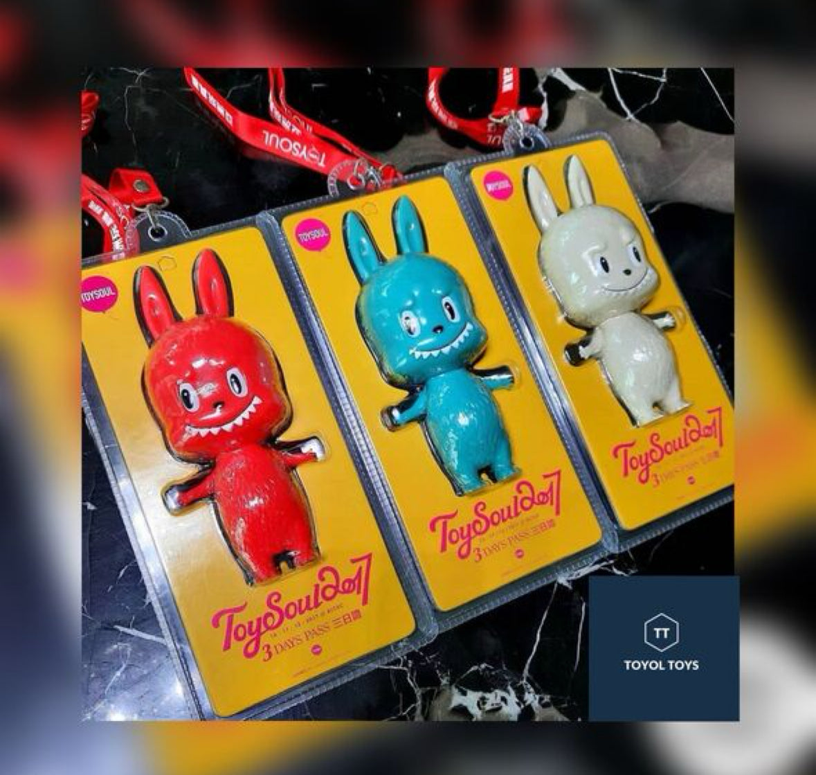 Kasing Lung - Labubu Toysoul 2017 ( Set of 3) – Toyol Toys